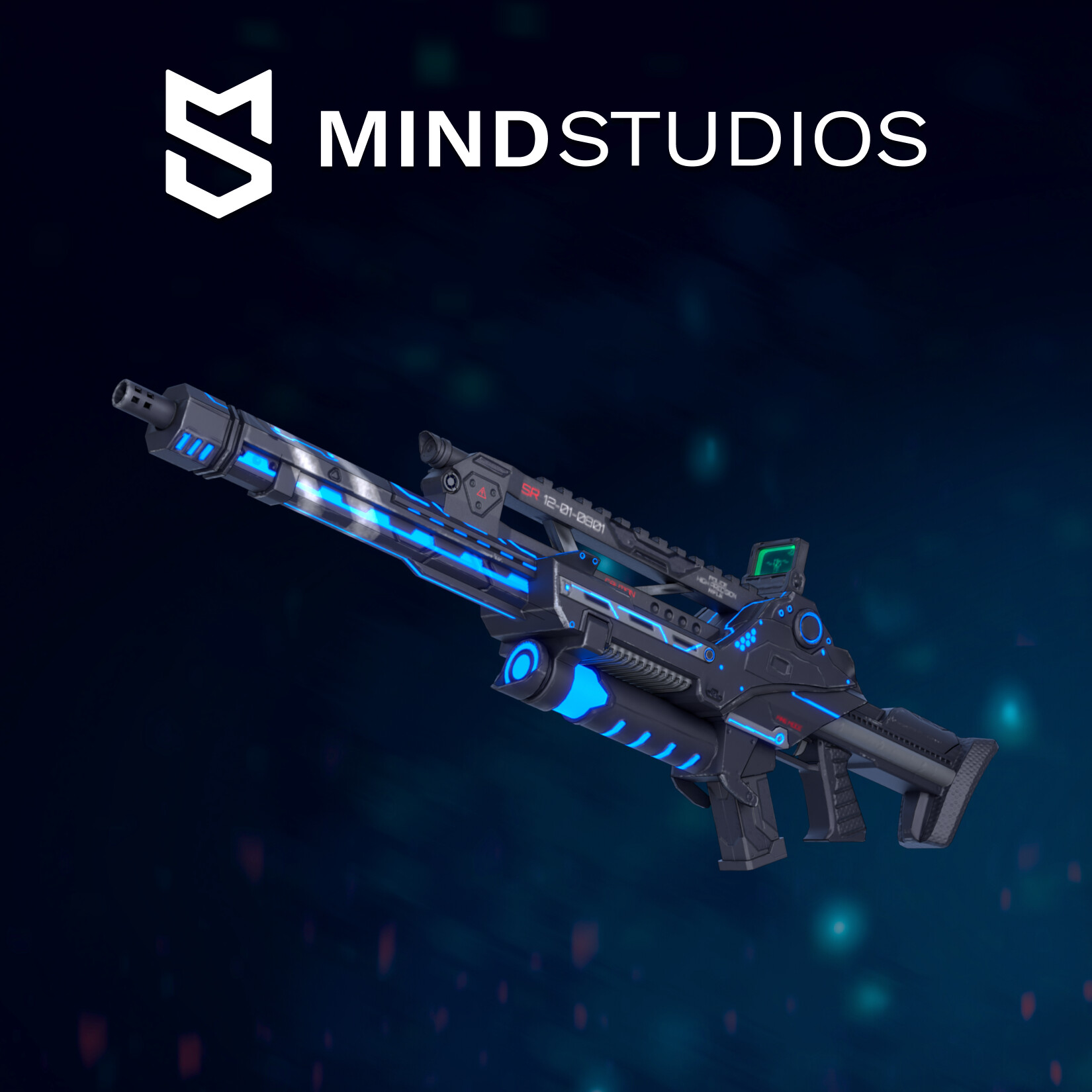 ArtStation - Cyberpunk Rifle #1 | CyberHero TPS PvP