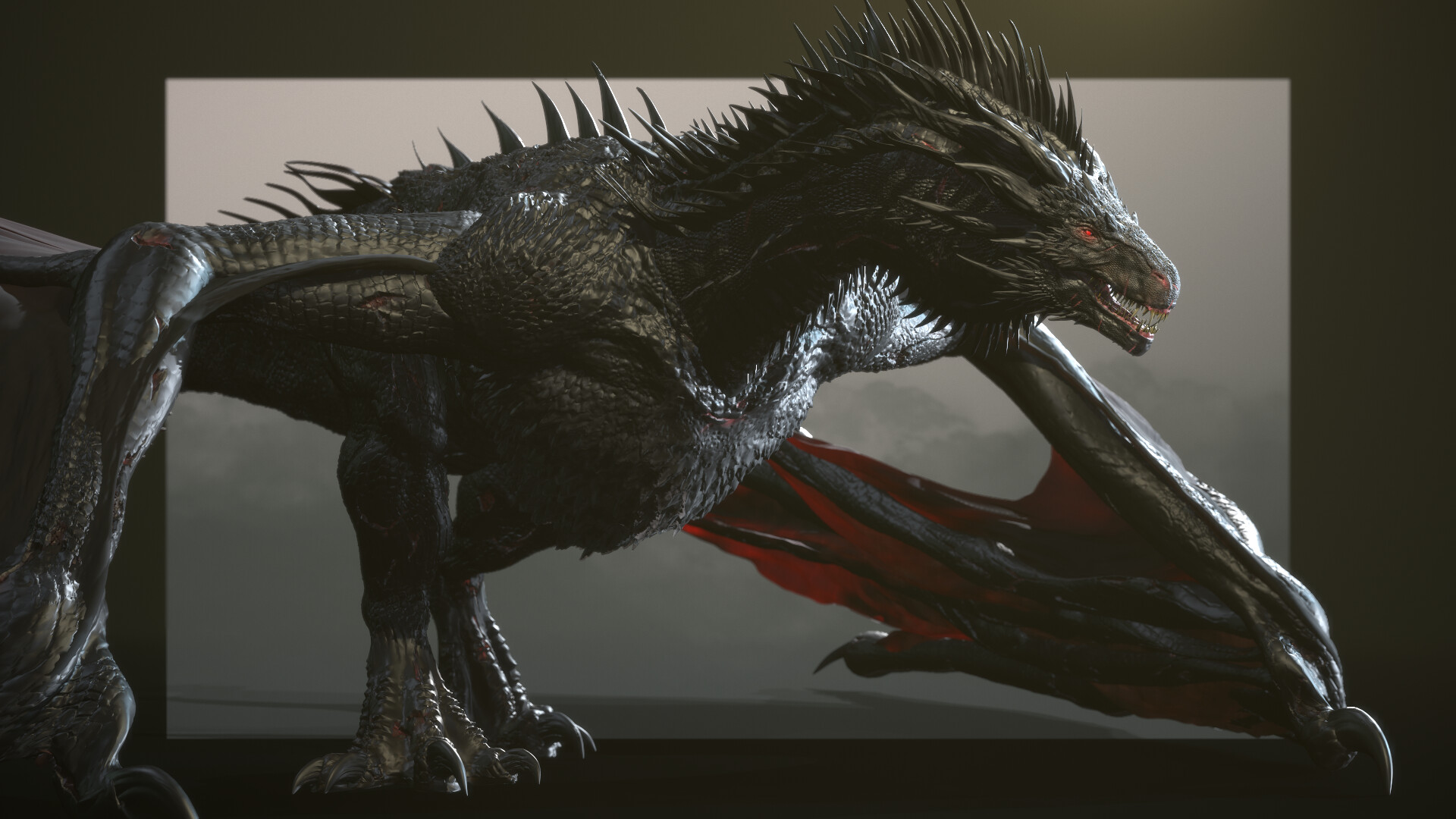 ArtStation - Balerion concept art
