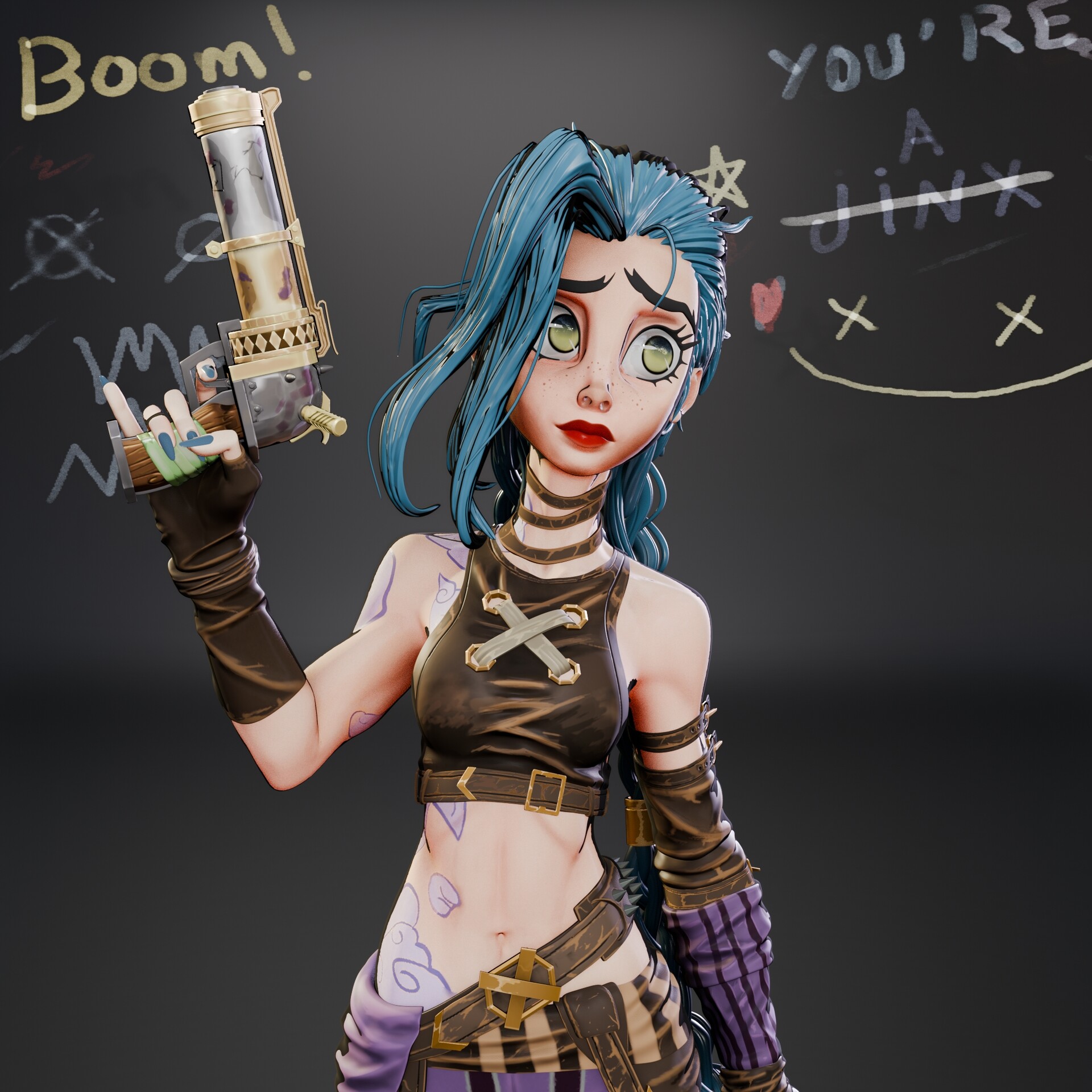 George Zaky - Arcane Jinx Sculpt