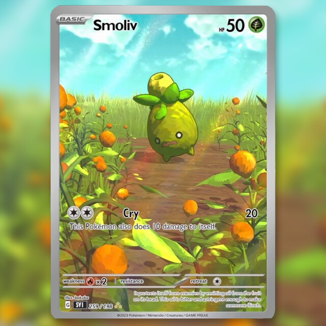 ArtStation - Smoliv 3D Brushstroke Pokemon Card