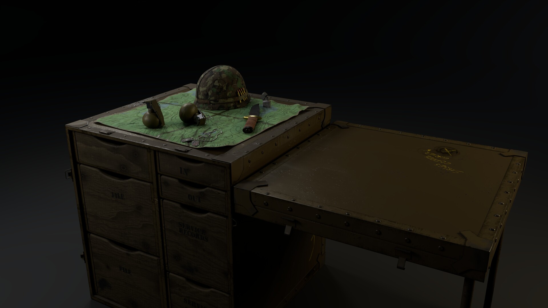 ArtStation - Vietnam War props