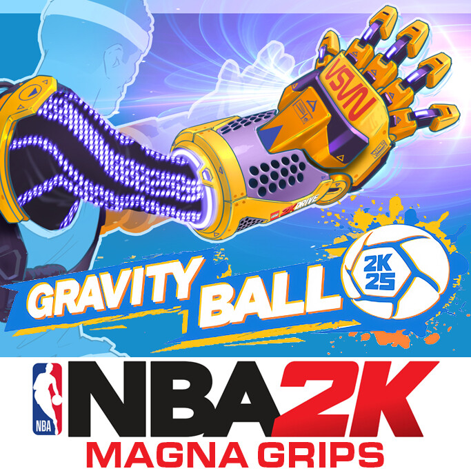 ArtStation - NBA 2K - GRAVITY BALL: Magna Grips