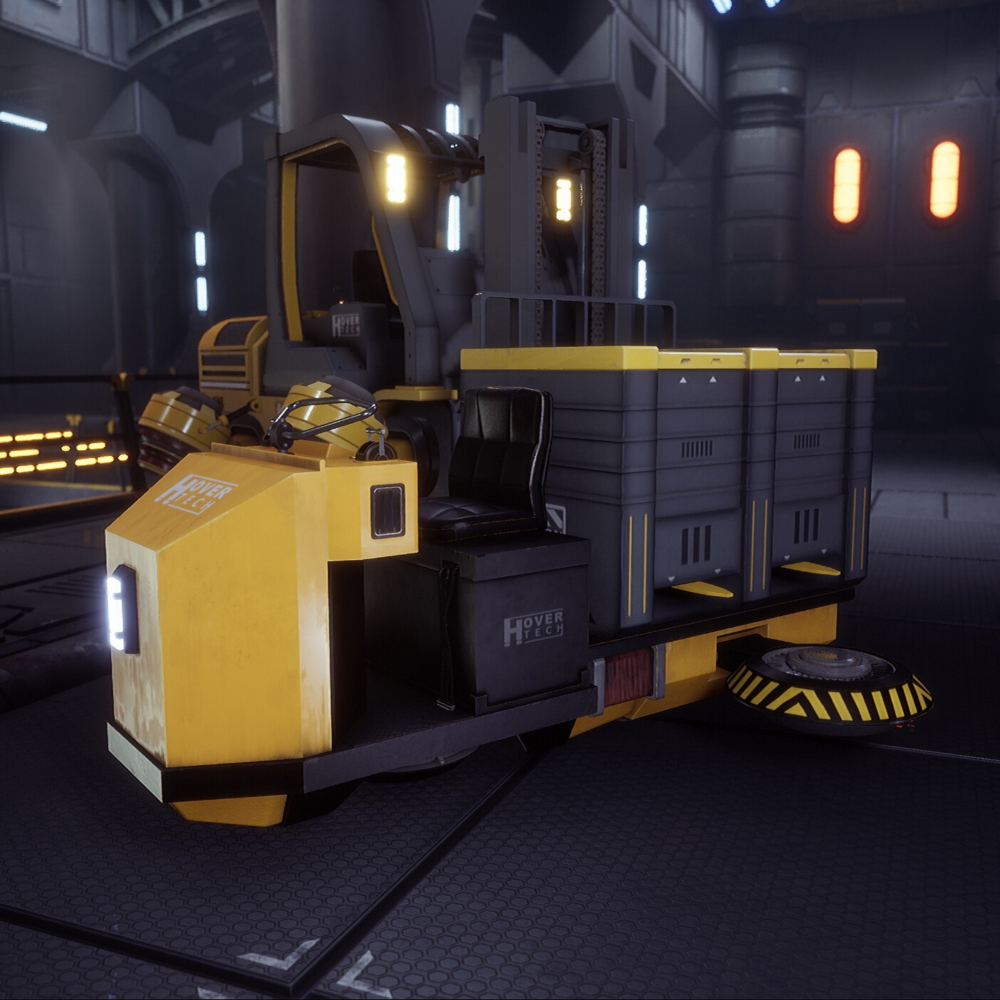 ArtStation - Hover Platform Truck