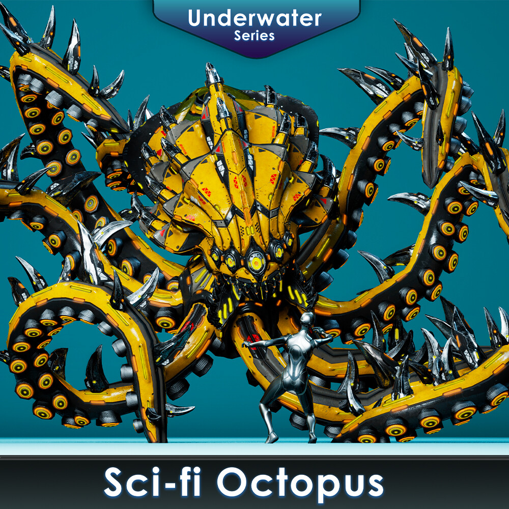 ArtStation - Sci-Fi Octopus