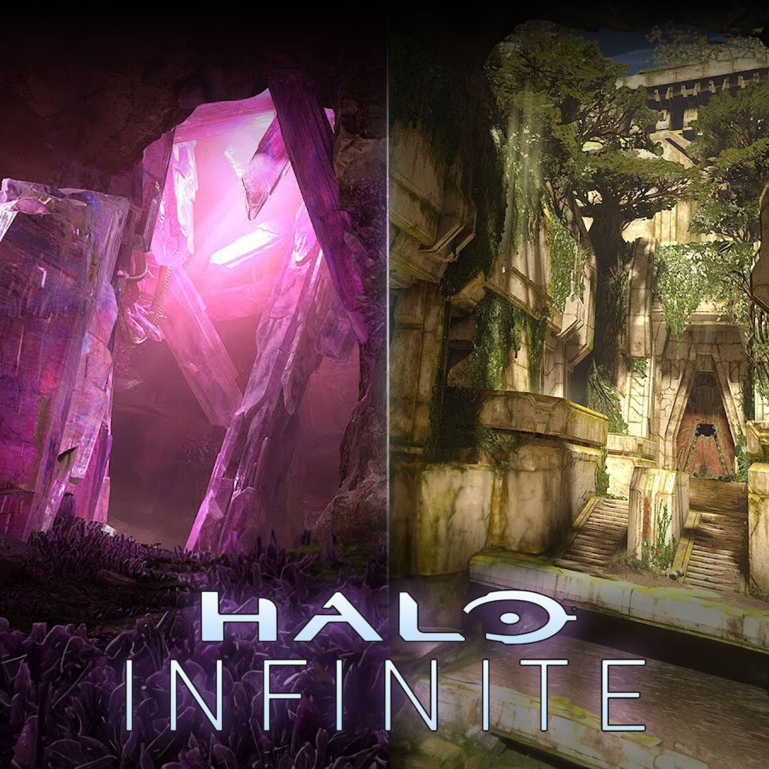 ArtStation - Halo Infinite: Prism + Forbidden (multiplayer maps)