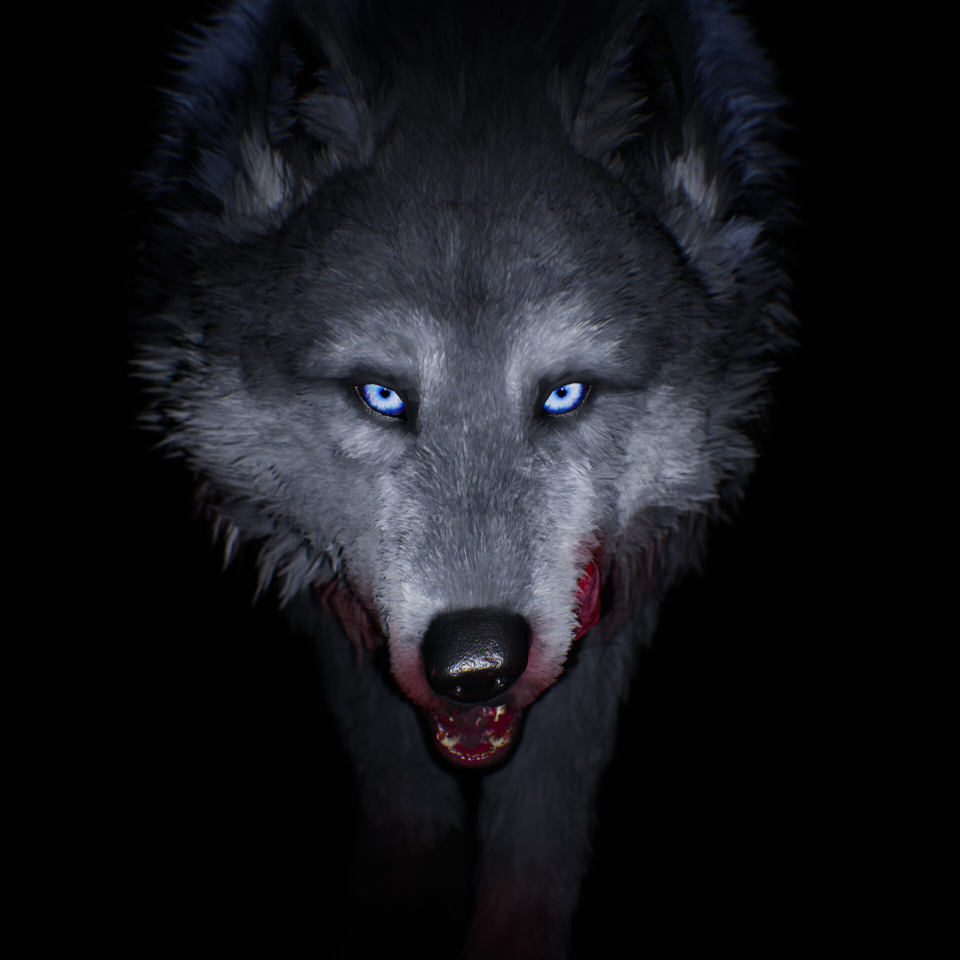 ArtStation - Wolf Fur Realtime Hair (Game Ready)