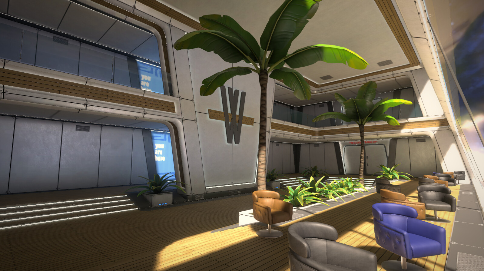 ArtStation - Sci-Fi atrium