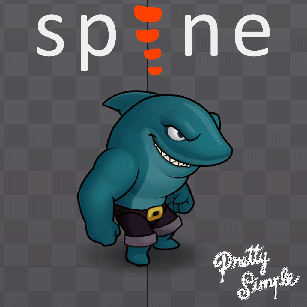 ArtStation - Shark - Spine animation test