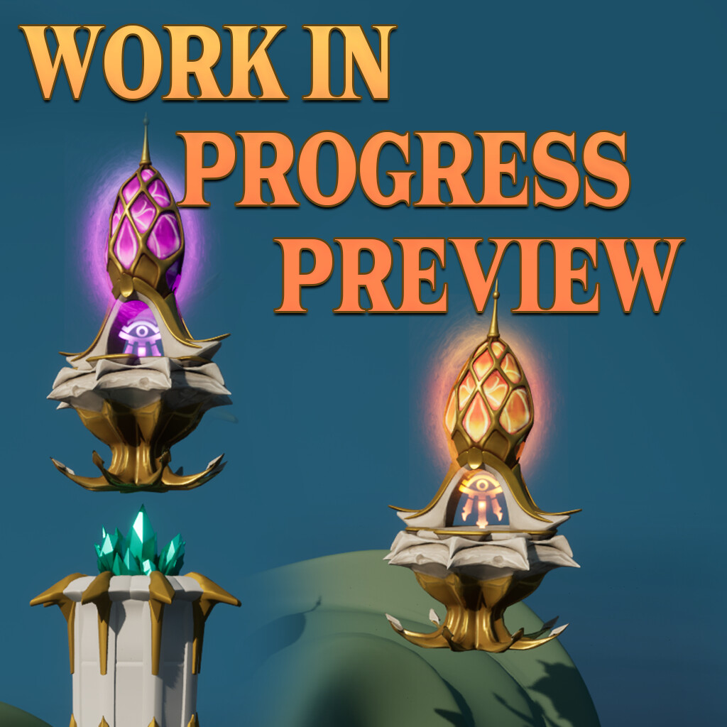 ArtStation - WIP - Apexis Mage Tower - Stylized Art Diorama