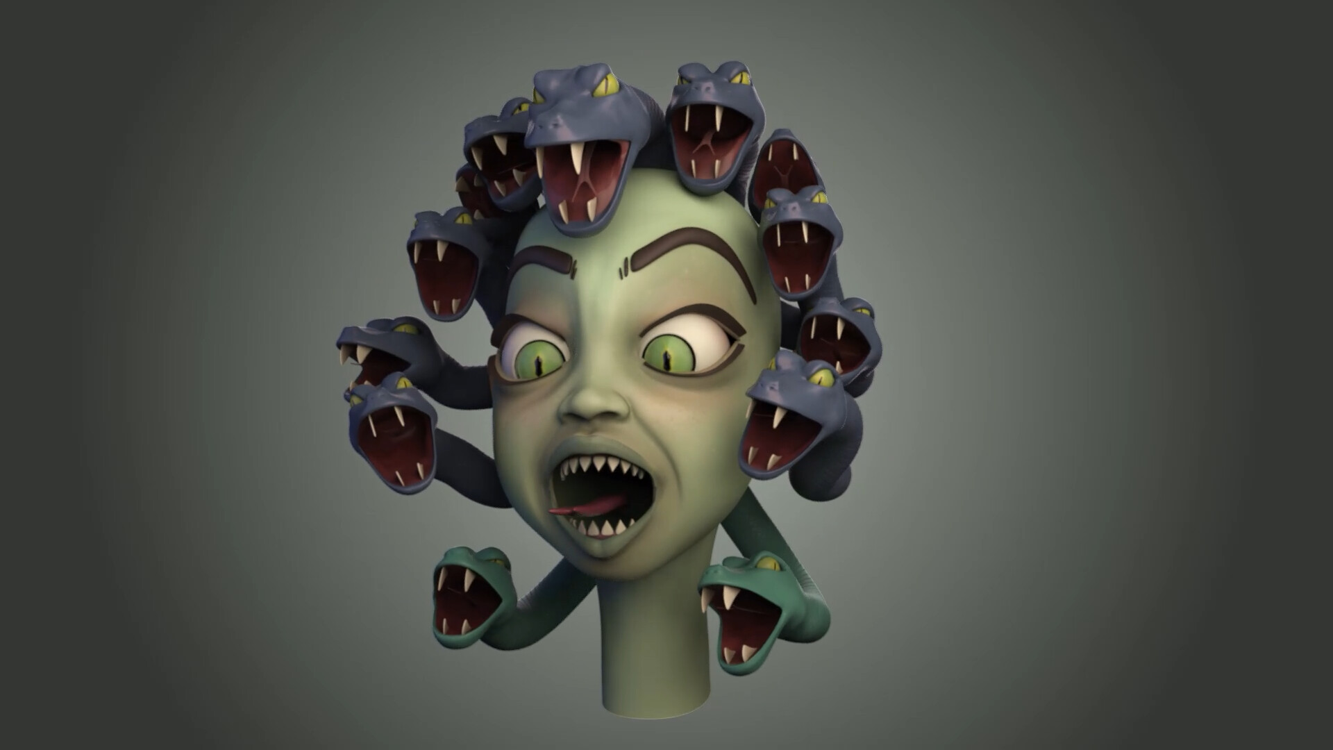 ArtStation - Medusa Head