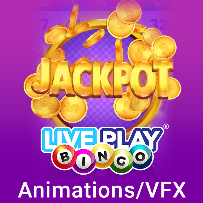 ArtStation - Bingo Win Animations for Live Play Bingo Game