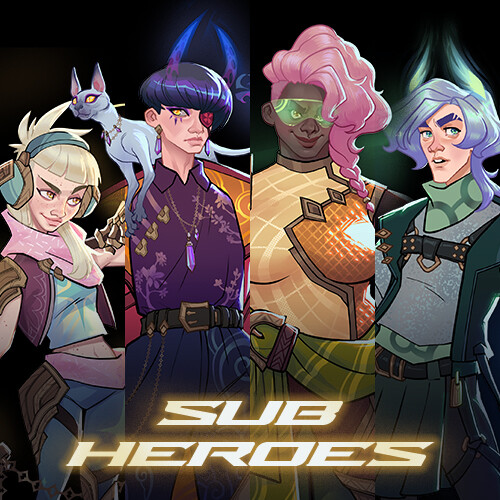 ArtStation - SUB HEROES PROJECT