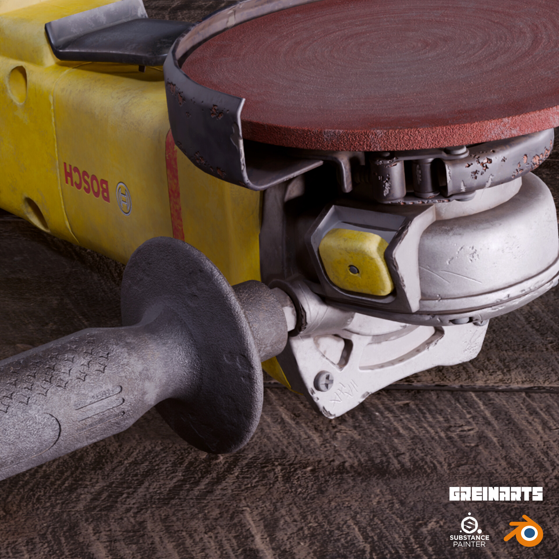 ArtStation - Angle Grinder - Lookdev