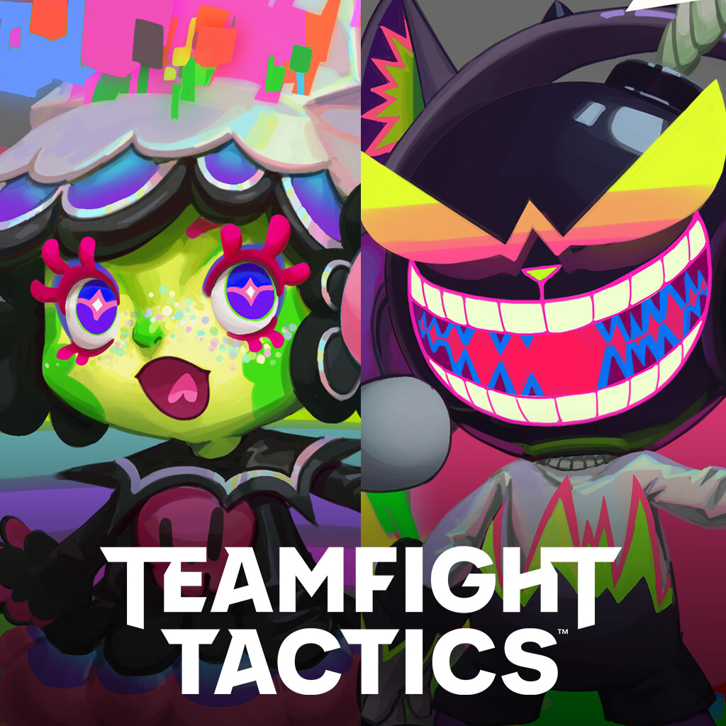 ArtStation - TFT Set 10 Remix Rumble Hyperpop Lulu and Ziggs