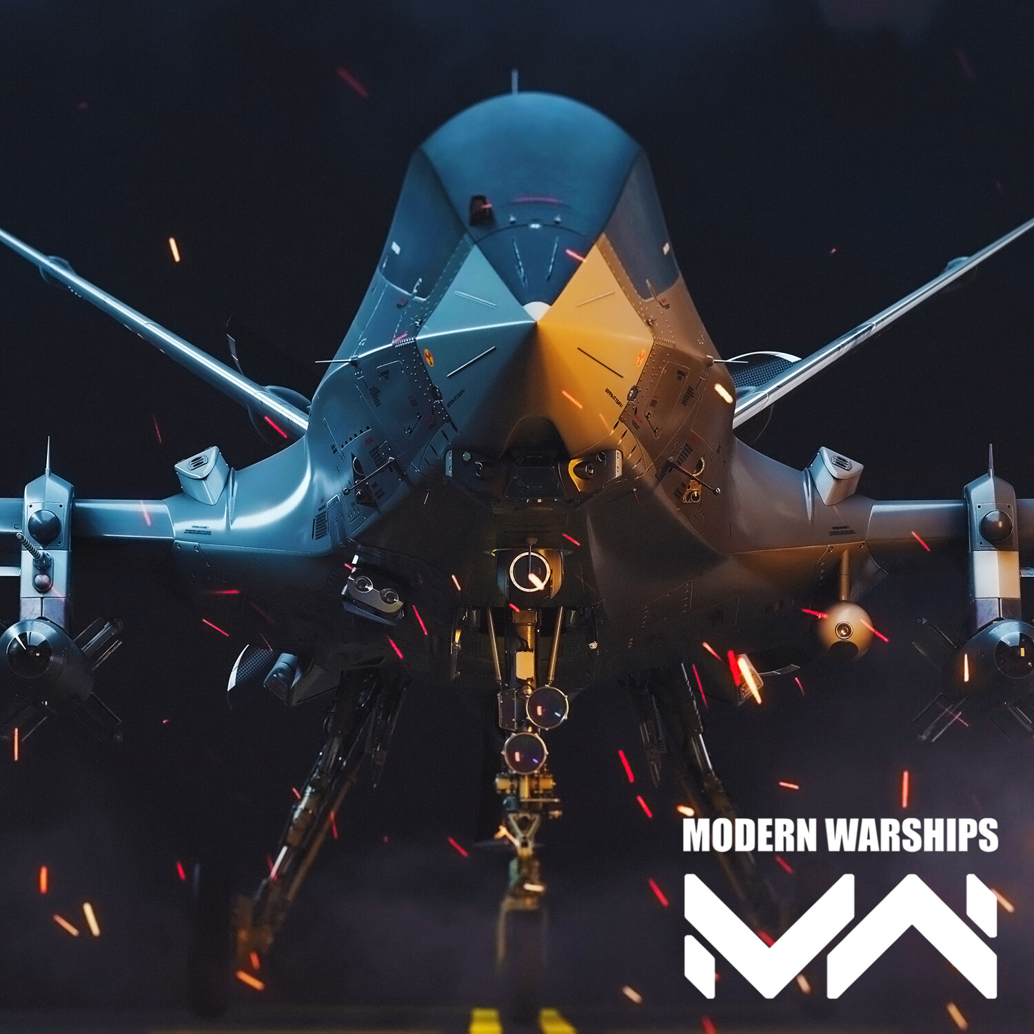 RenderDock Studio - SP-12 Sapsan attack drone (CONCEPT)