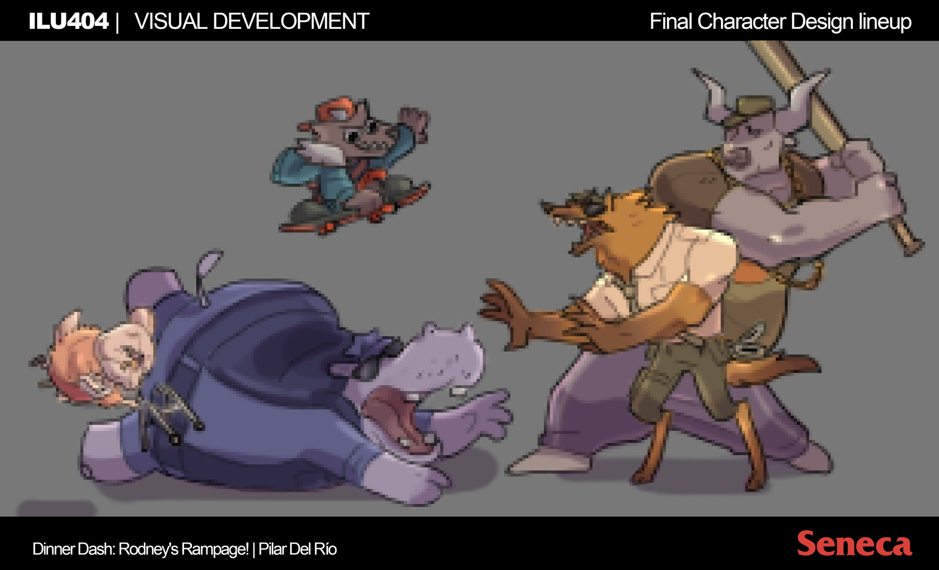 ArtStation - DINNER DASH: RODNEY'S RAMPAGE!