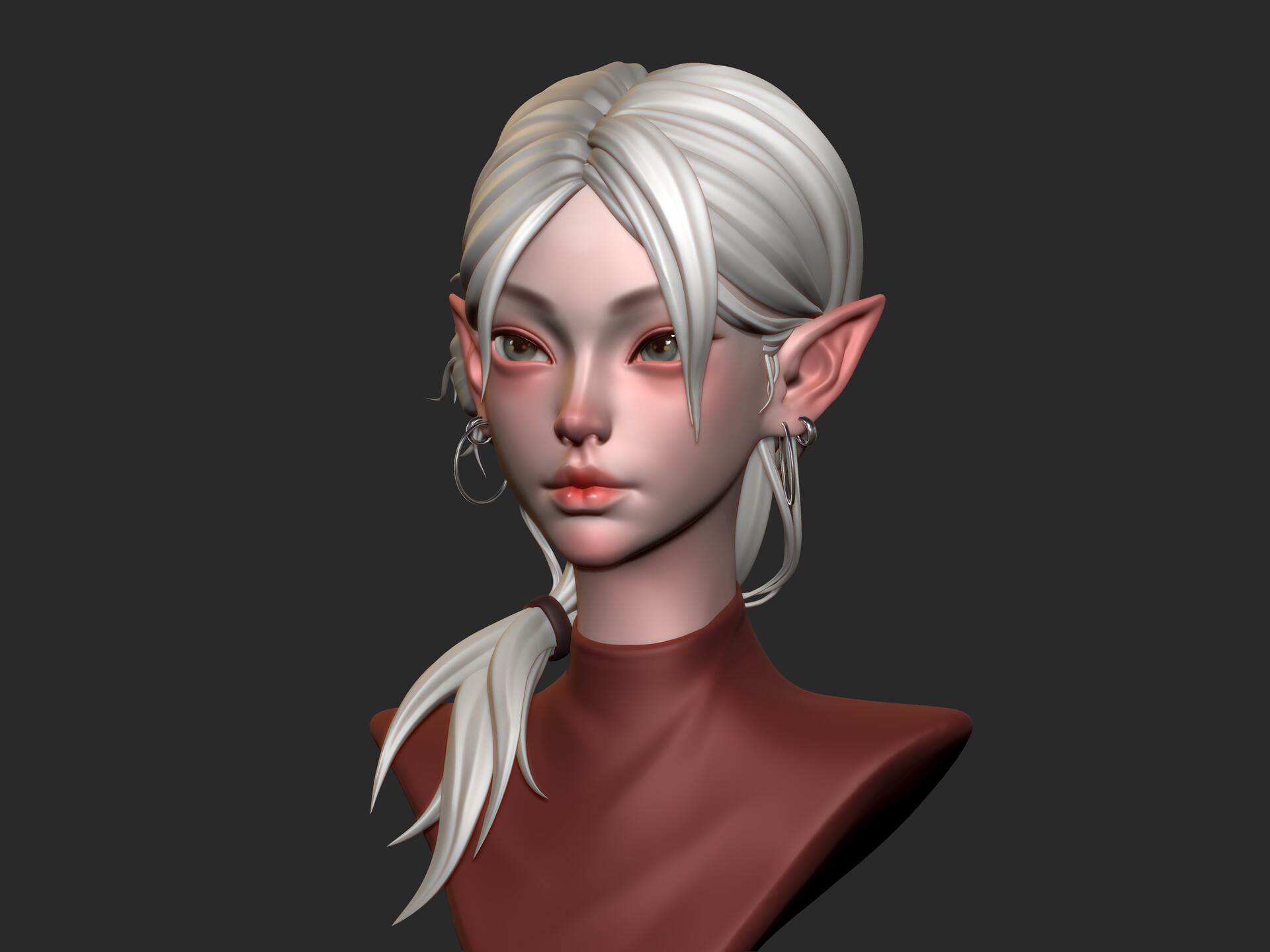 ArtStation - 女头速写练习