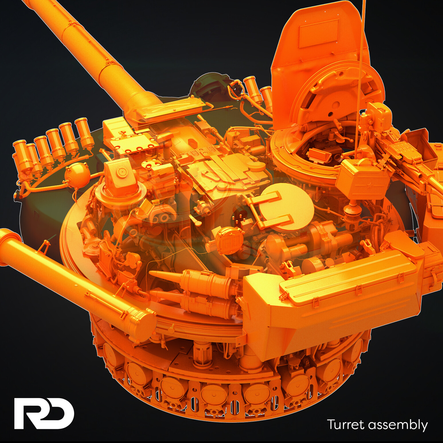 ArtStation - T-72A Unreal build-up. Vol. II