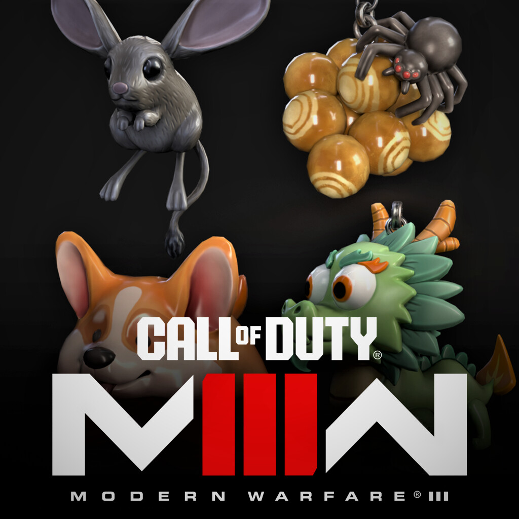 ArtStation - Modern Warfare 3 - Weapon Charms