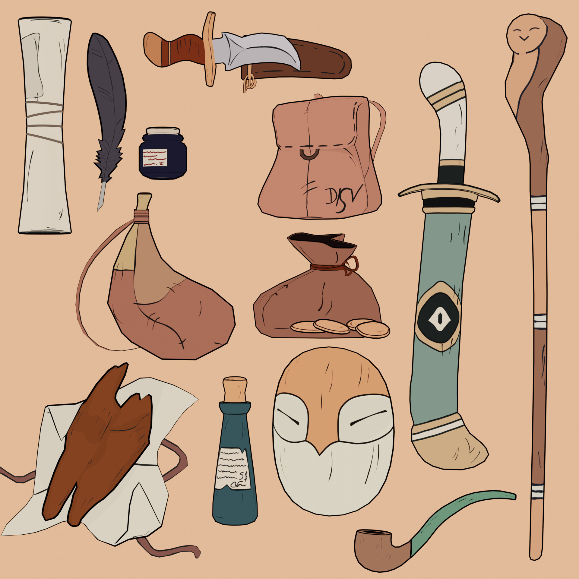 ArtStation - Stylized Pack "25 Inventory Check"