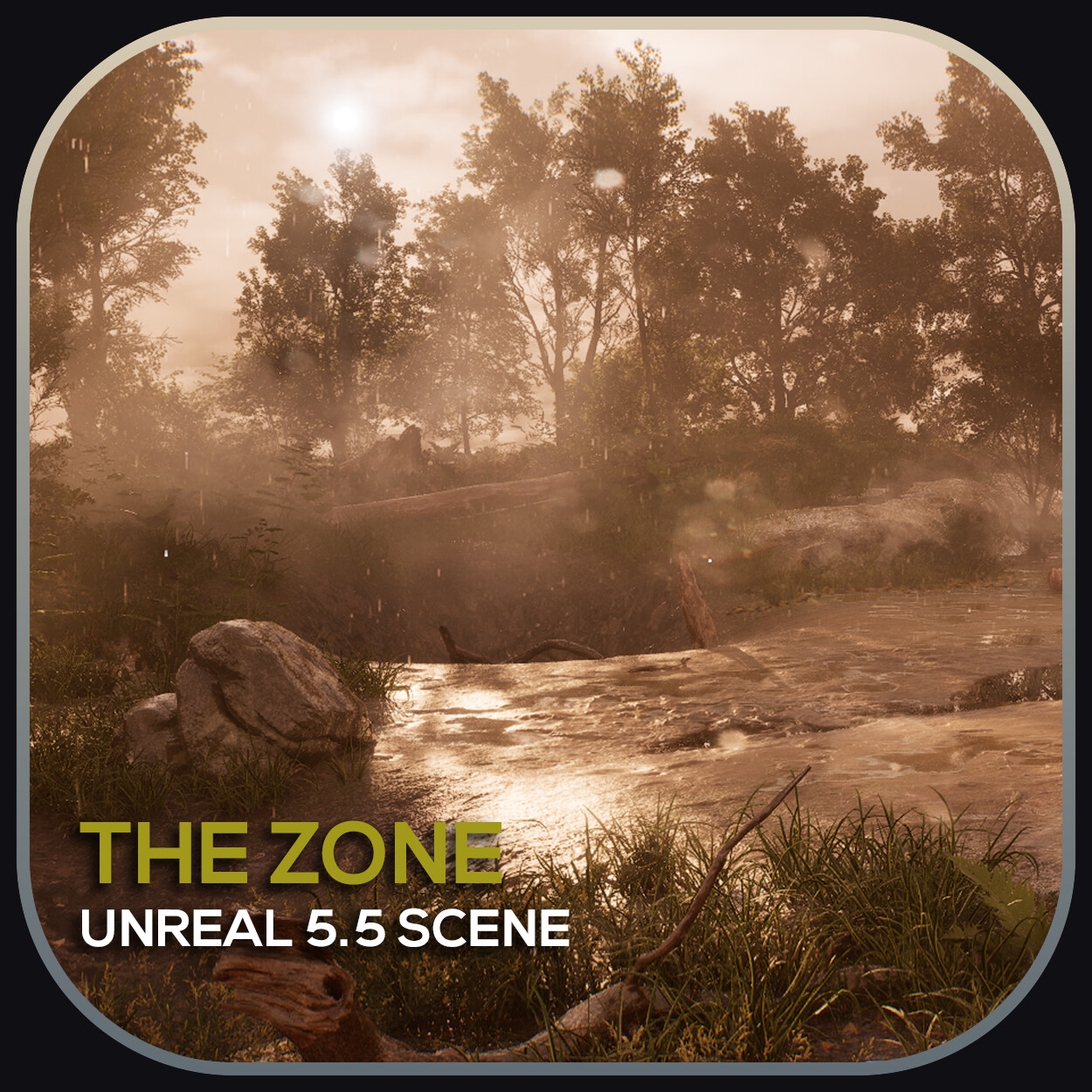 ArtStation - The Zone - Unreal 5.5 Scene