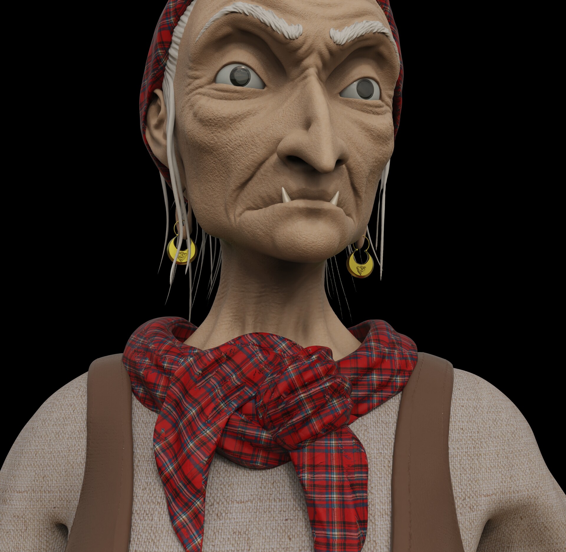 ArtStation - Baba Yaga with cat