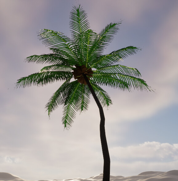 ArtStation - Palm Tree Prop