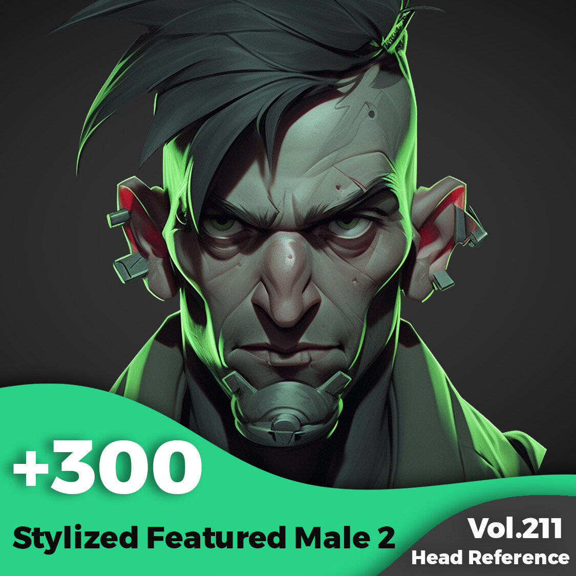 3D Head Sculpt References in 4K - Tika Art - +300 Stylized Featured ...