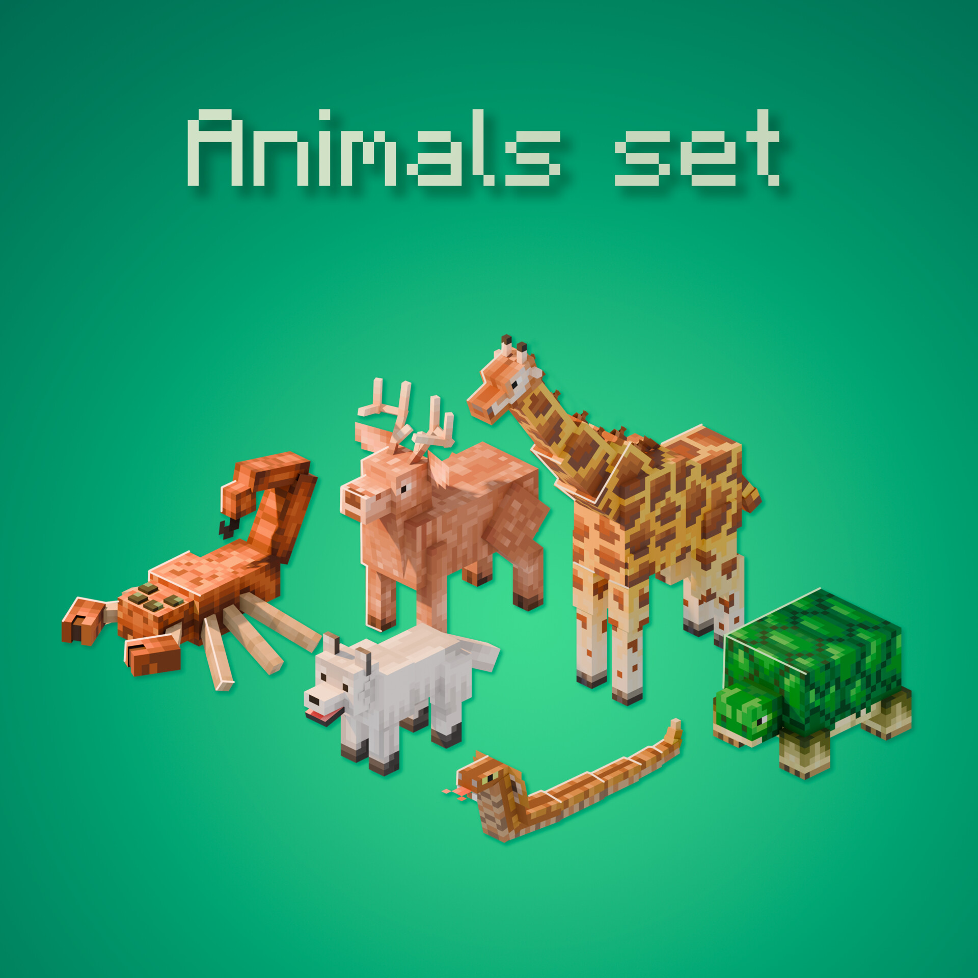 ArtStation - Animals set (part 1)