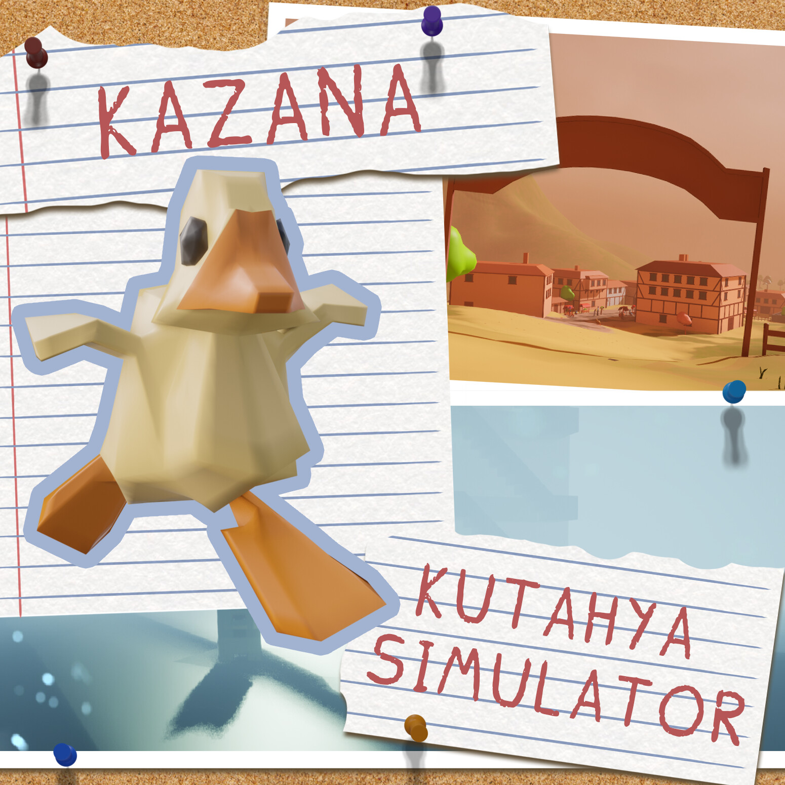 ArtStation - Kazana&Kütahya Simulator - Two Mini PC Games I Have Made