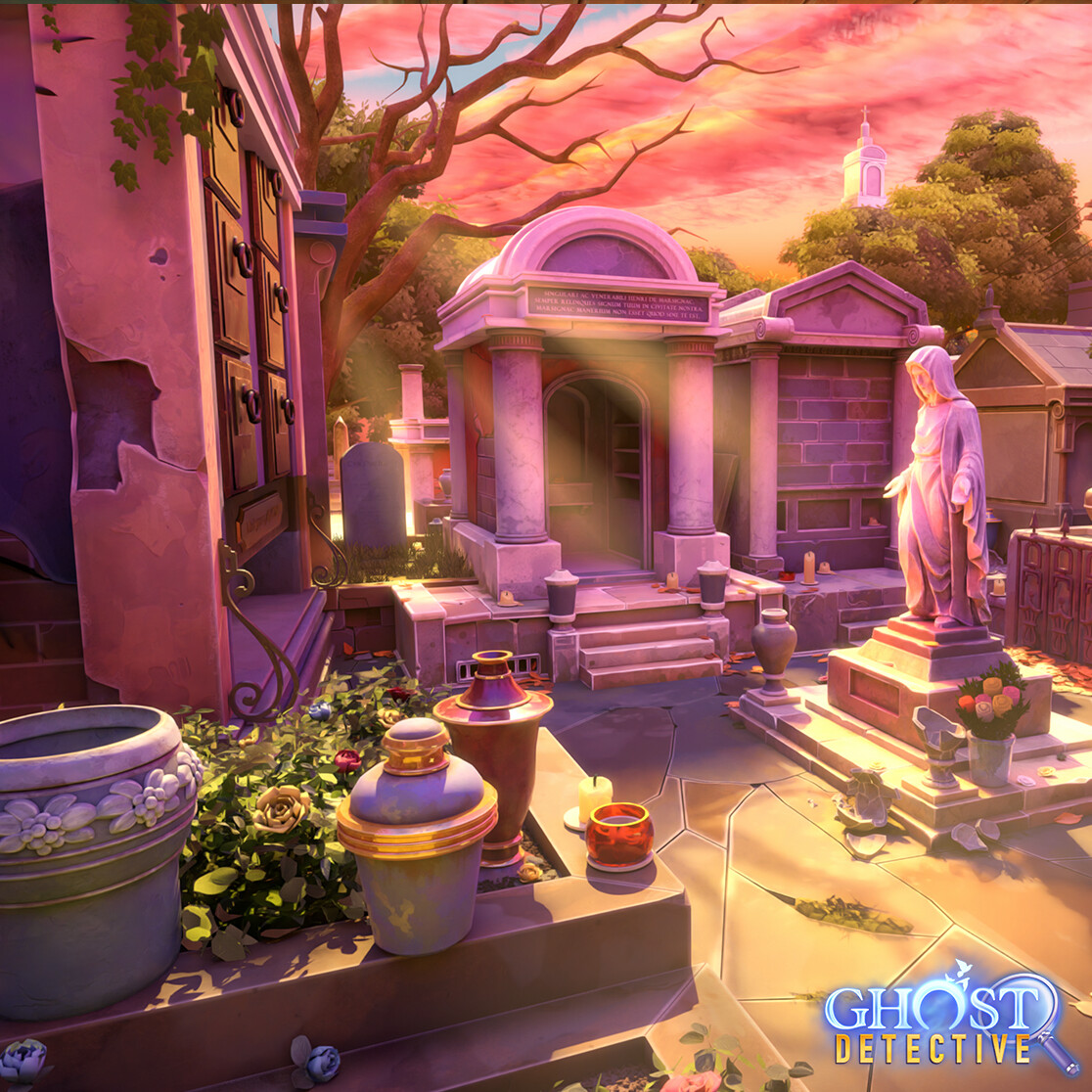 ArtStation - Ghost Detective - Hidden Objects scenes