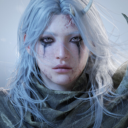 ArtStation - Bone whip woman