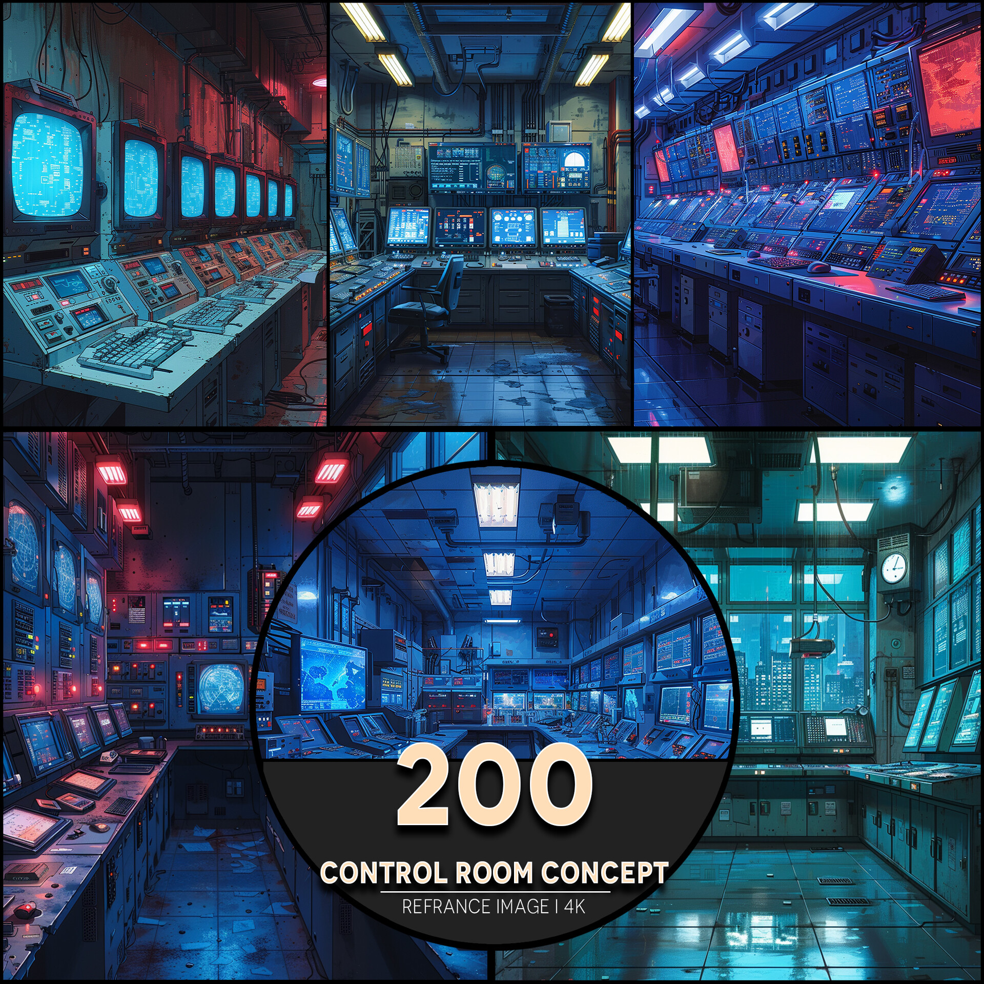 ArtStation - Control Room Concept 4K Reference/Concept Images