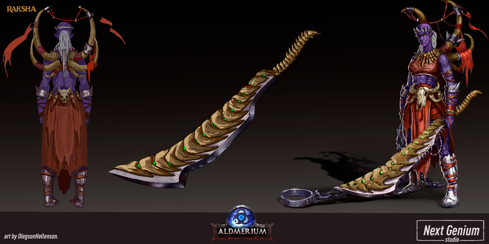 ArtStation - Character concepts (enemies), for the Aldmerium project