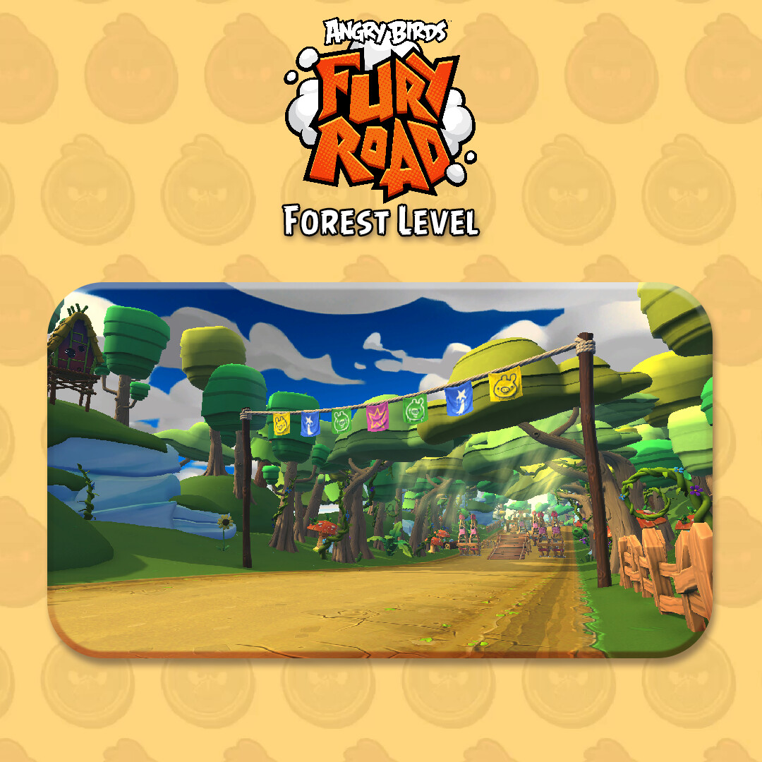 ArtStation - Angry Birds Fury Road - Forest Level