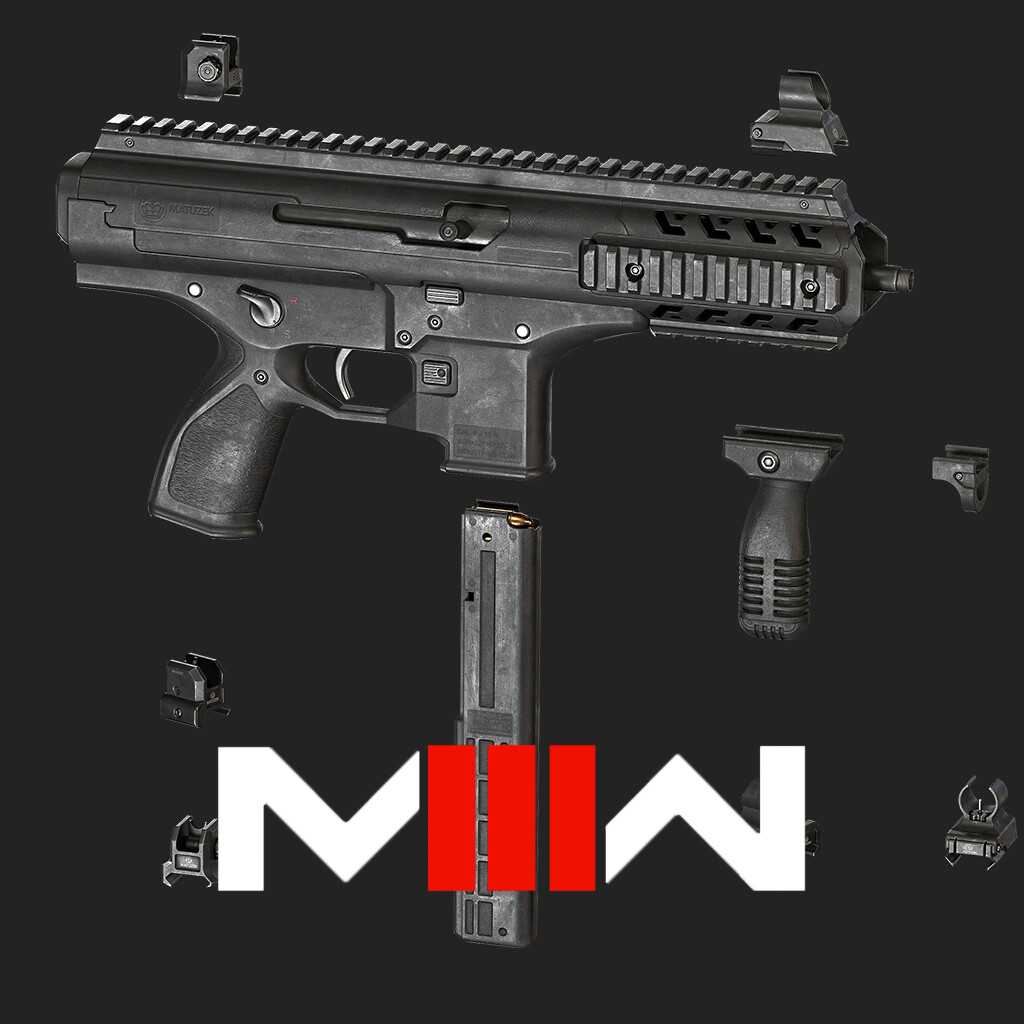 ArtStation - Call of Duty: Modern Warfare III | Light 9mm SMG