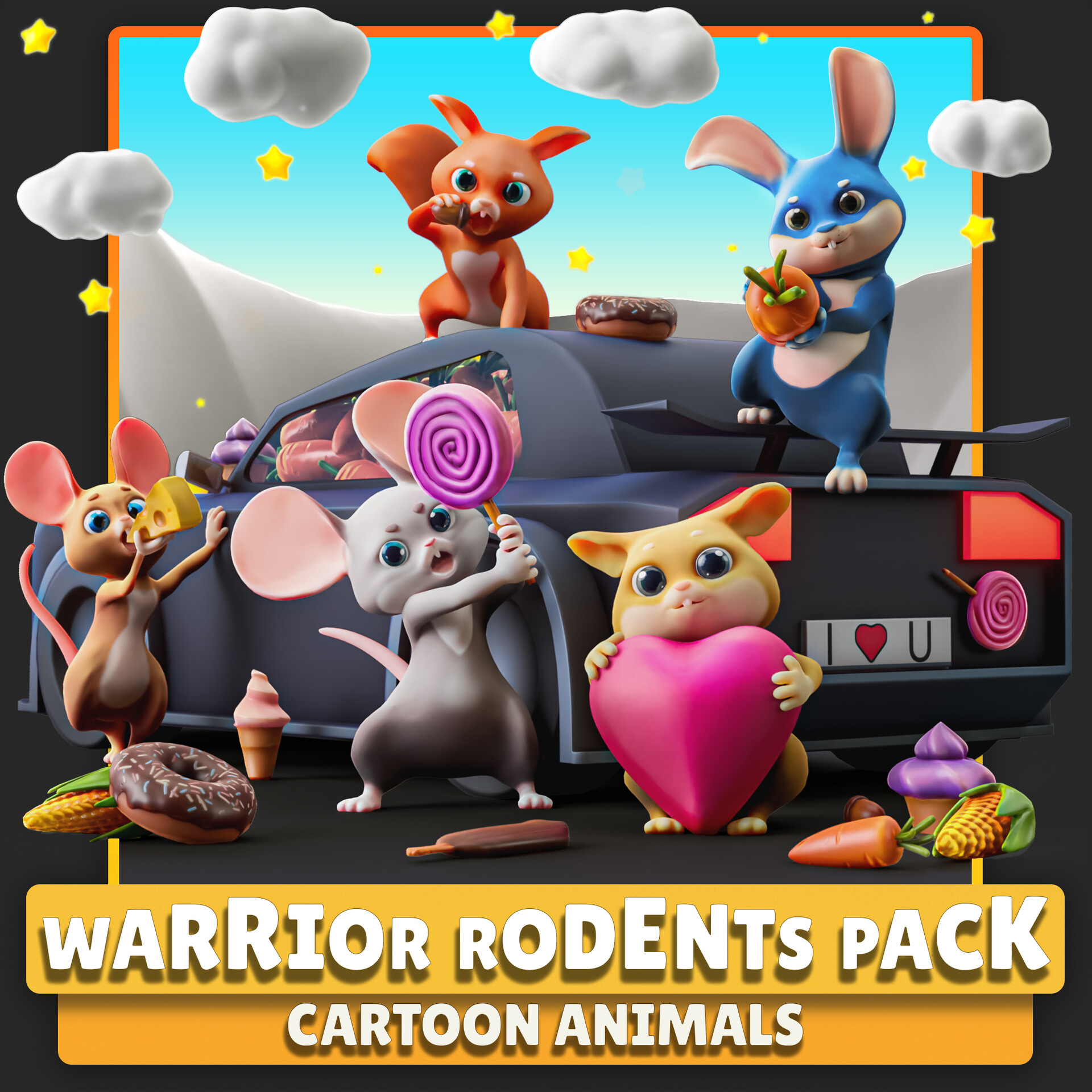 ArtStation - Warrior Rodents Pack - #58