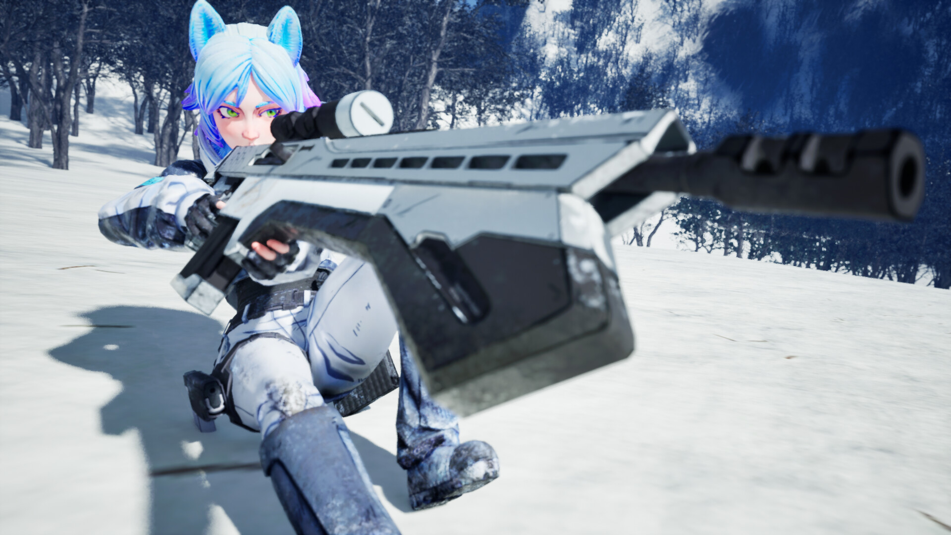 ArtStation - Yinan the Silver Wolf (Animations)