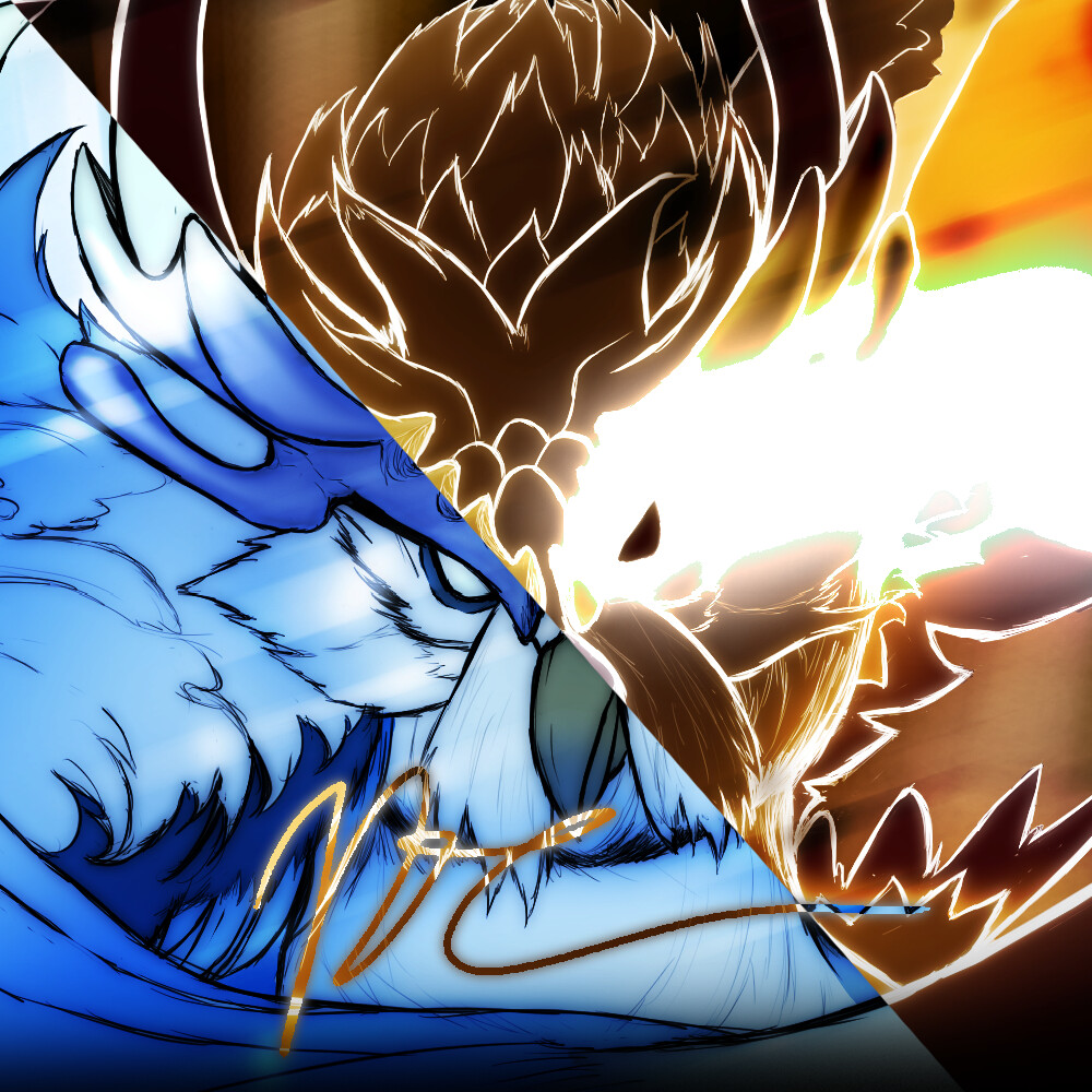 ArtStation - Corrupted Skraev (Dauntless Fan-Art)