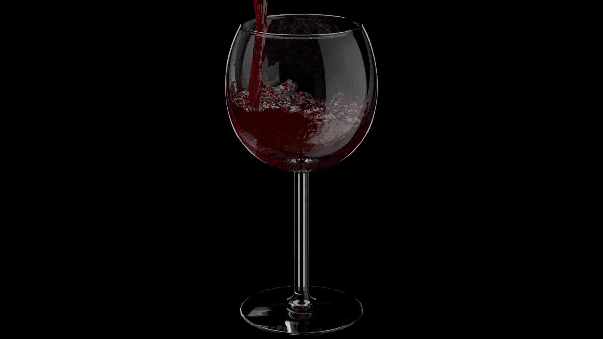 ArtStation - A wine glass animation