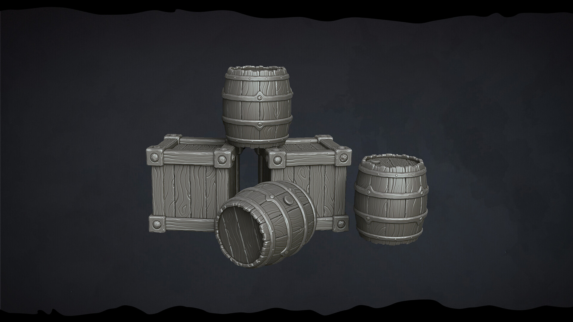 ArtStation - Box & Barrels