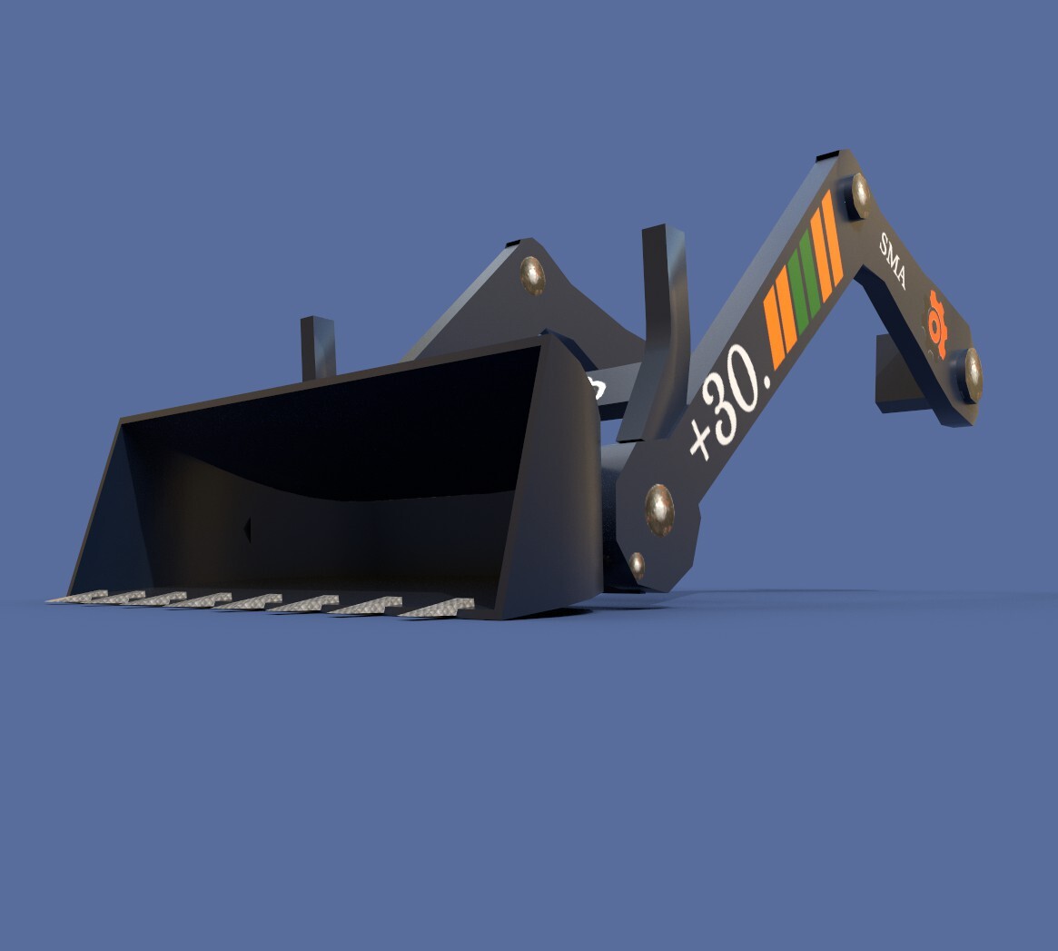 ArtStation - tractor Front loader bucket