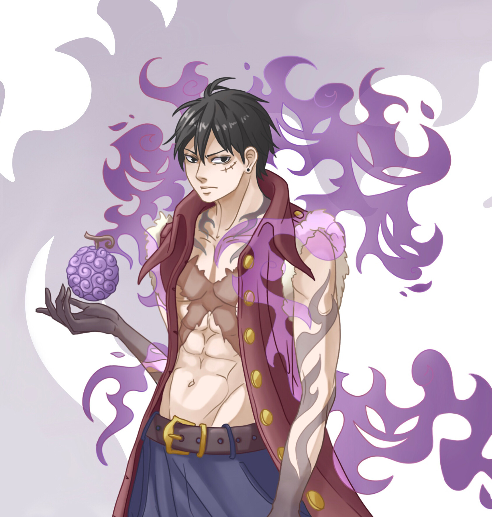 ArtStation - Dark Luffy - Character design for a competition