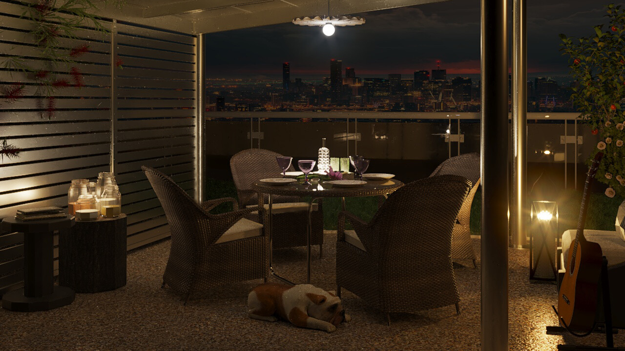 ArtStation - Rooftop Restaurant