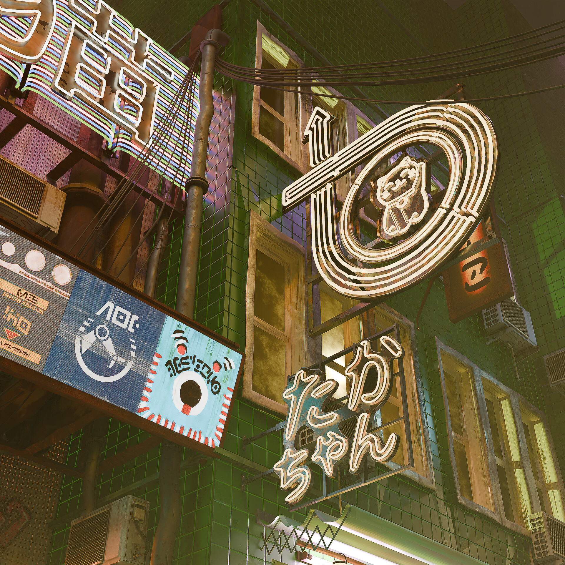 ArtStation - Midtown – Stray Environment Recreation