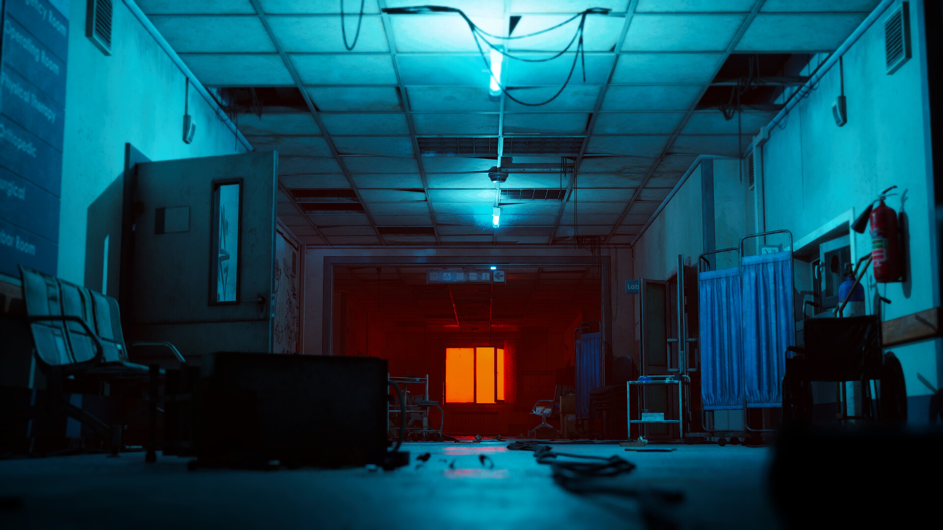 ArtStation - Lighting: Interior example - Academic Study