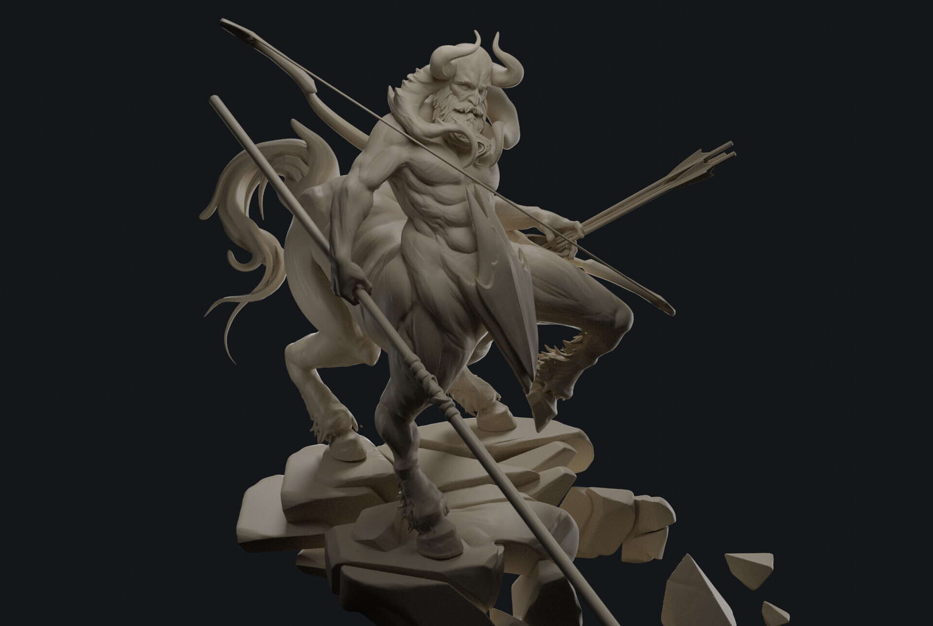 ArtStation - Centaur - WIP