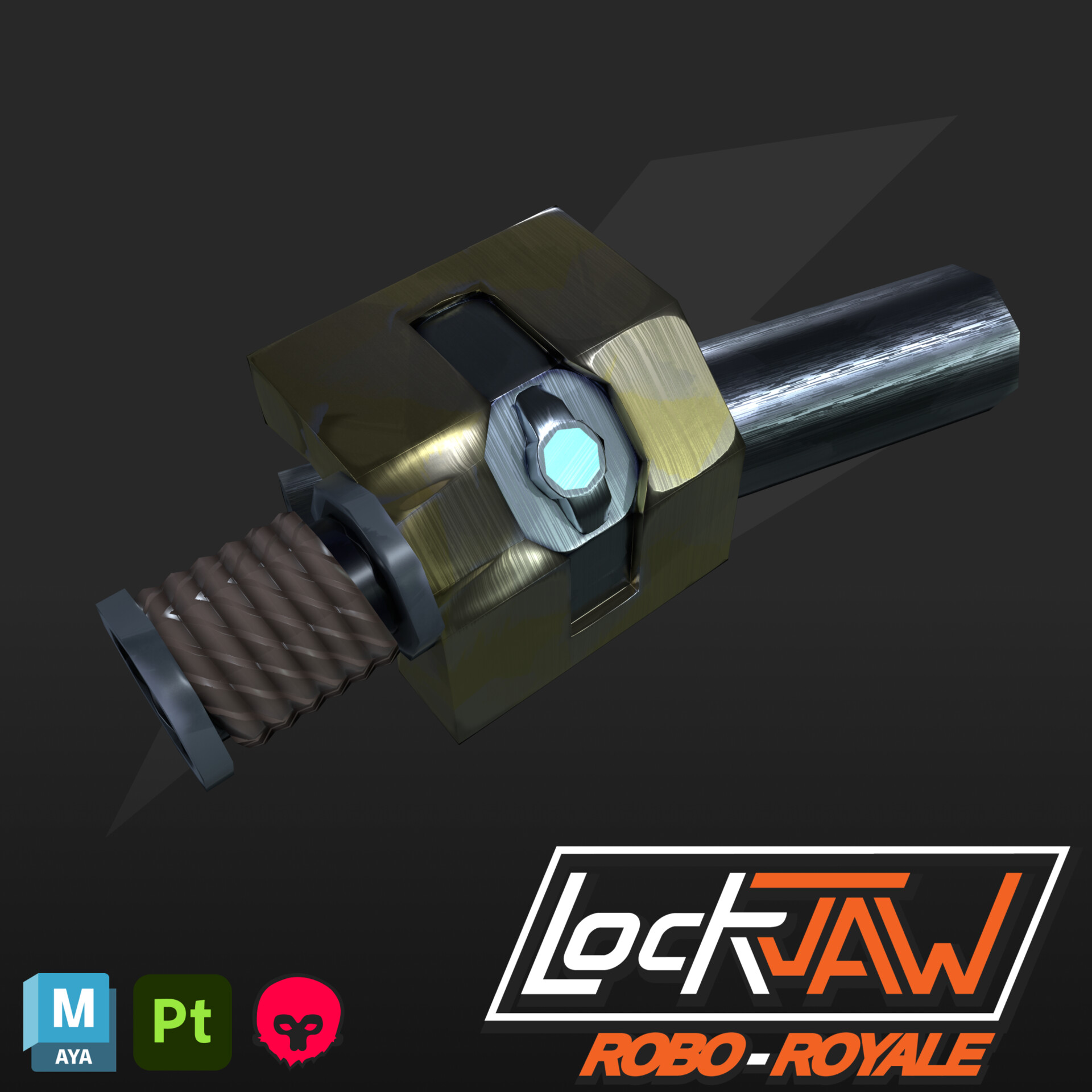 ArtStation - Lockjaw Part Showcase - Grappling Hook