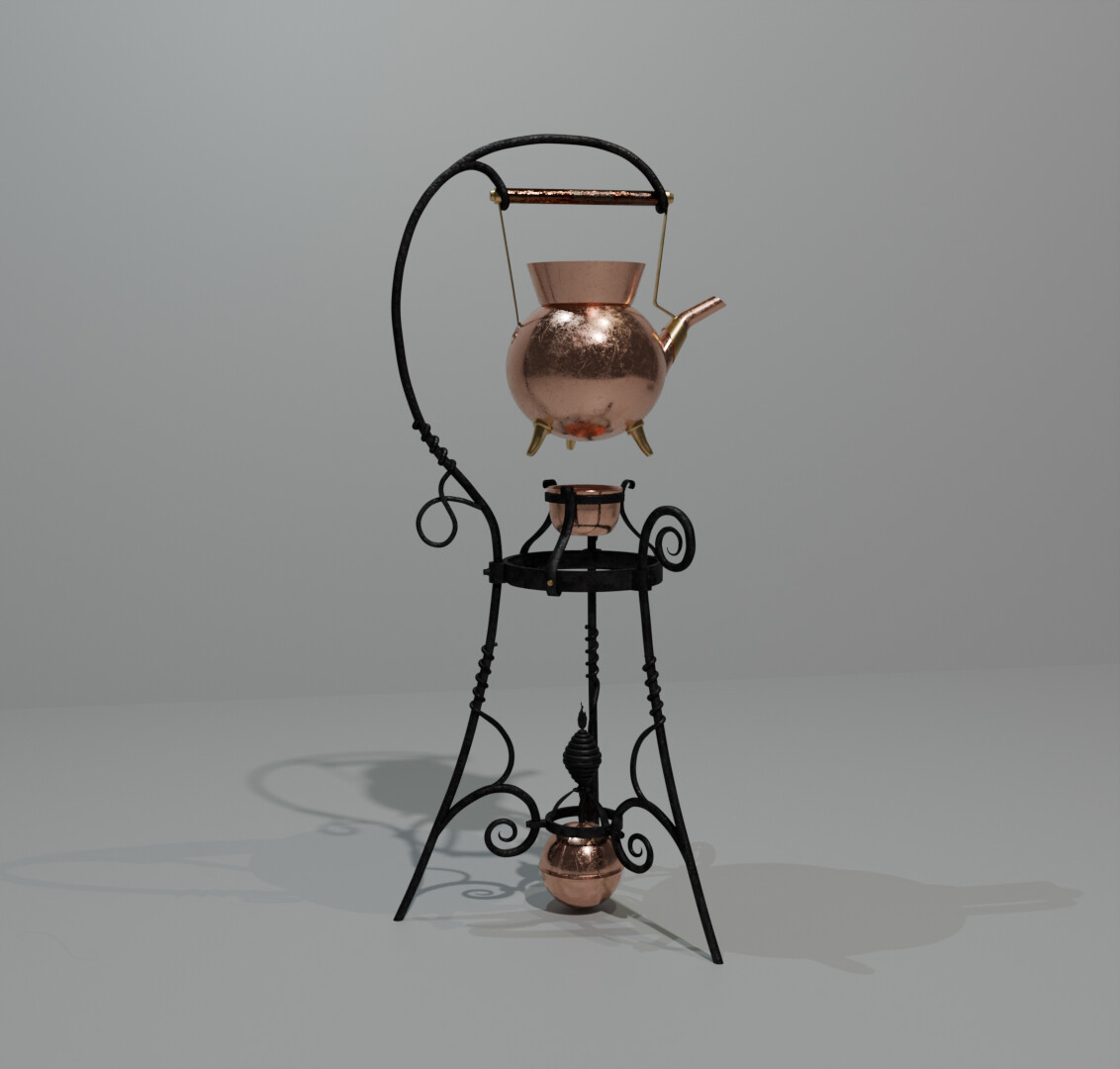 ArtStation - Stylized Medieval Teapot