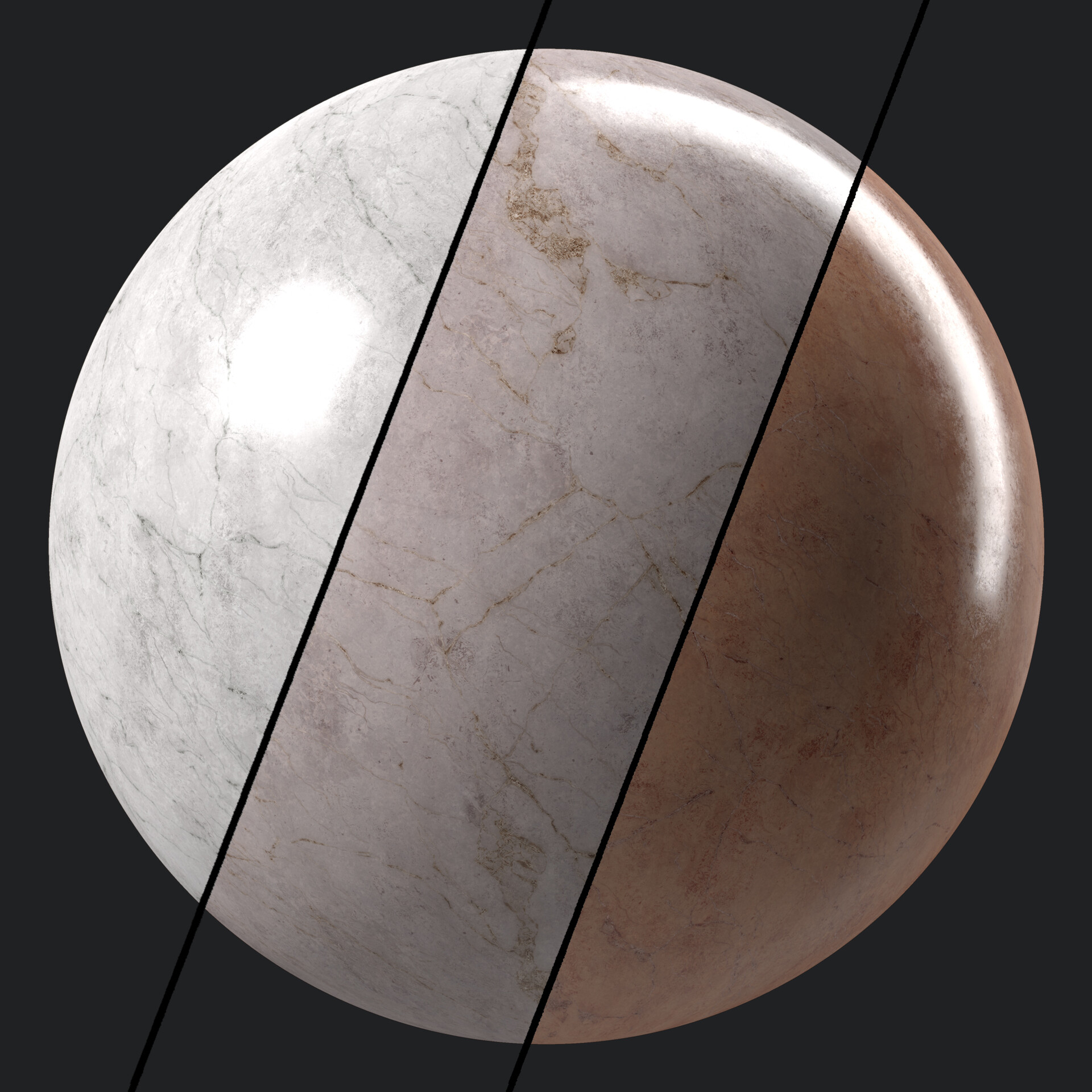 ArtStation - Marble Tile Materials 21- By sbsar Pbr 4k Seamless